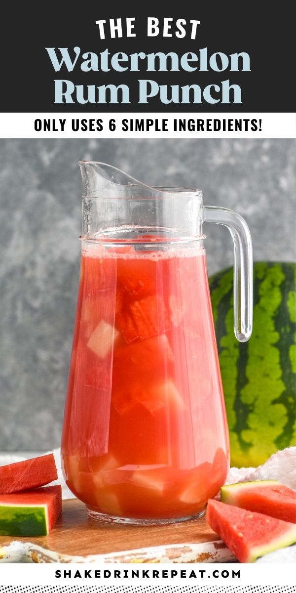 Watermelon Rum Punch - Shake Drink Repeat Watermelon Rum Punch - Shake Drink Repeat