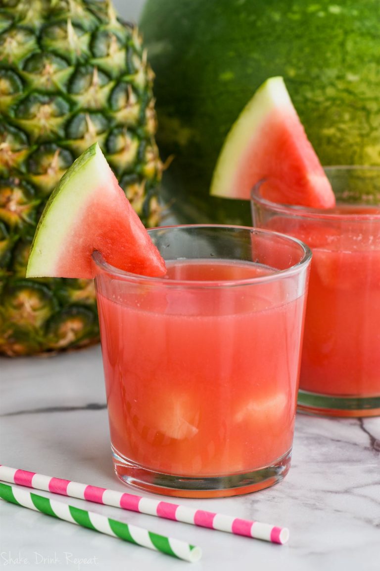 Watermelon Rum Punch - Shake Drink Repeat