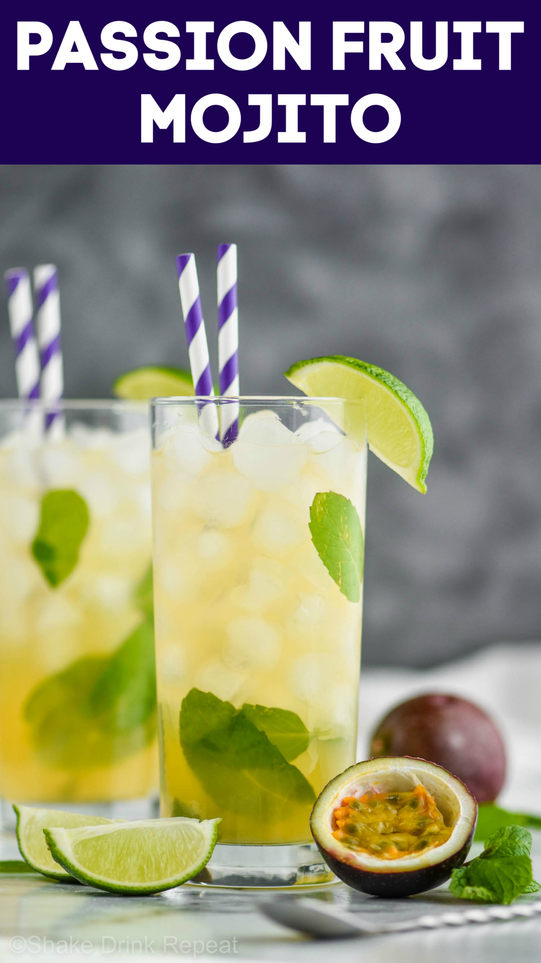 Passion Fruit Mojito Shake Drink Repeat