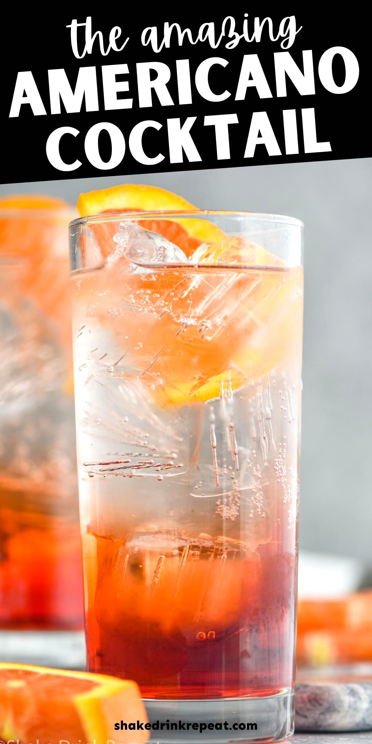 Americano Cocktail - Shake Drink Repeat