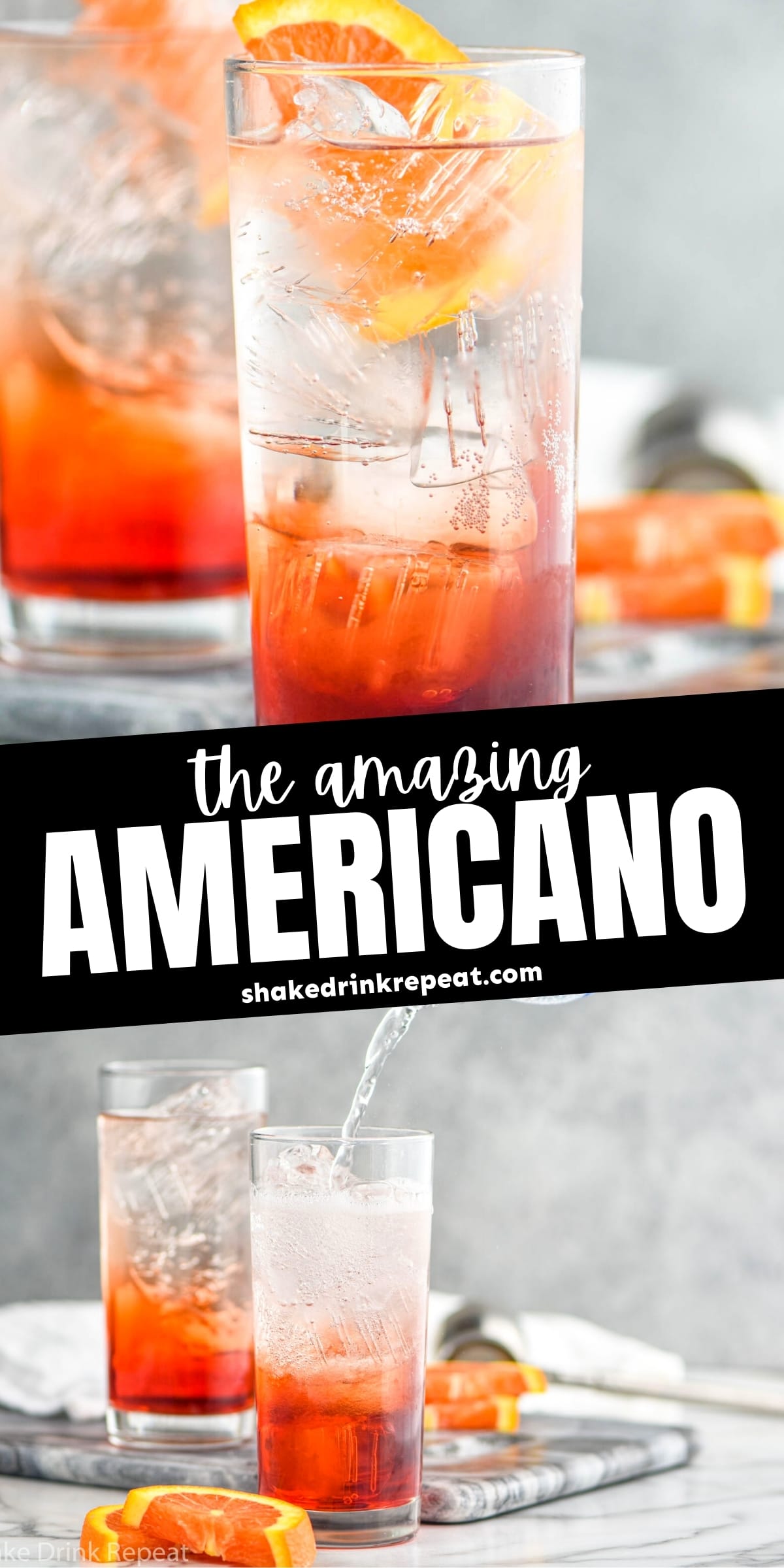 Americano Cocktail - Shake Drink Repeat