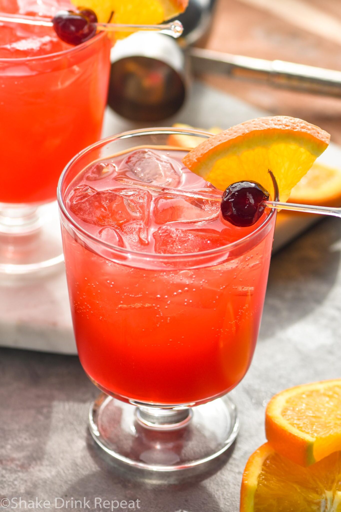 Sloe Gin Fizz - Shake Drink Repeat