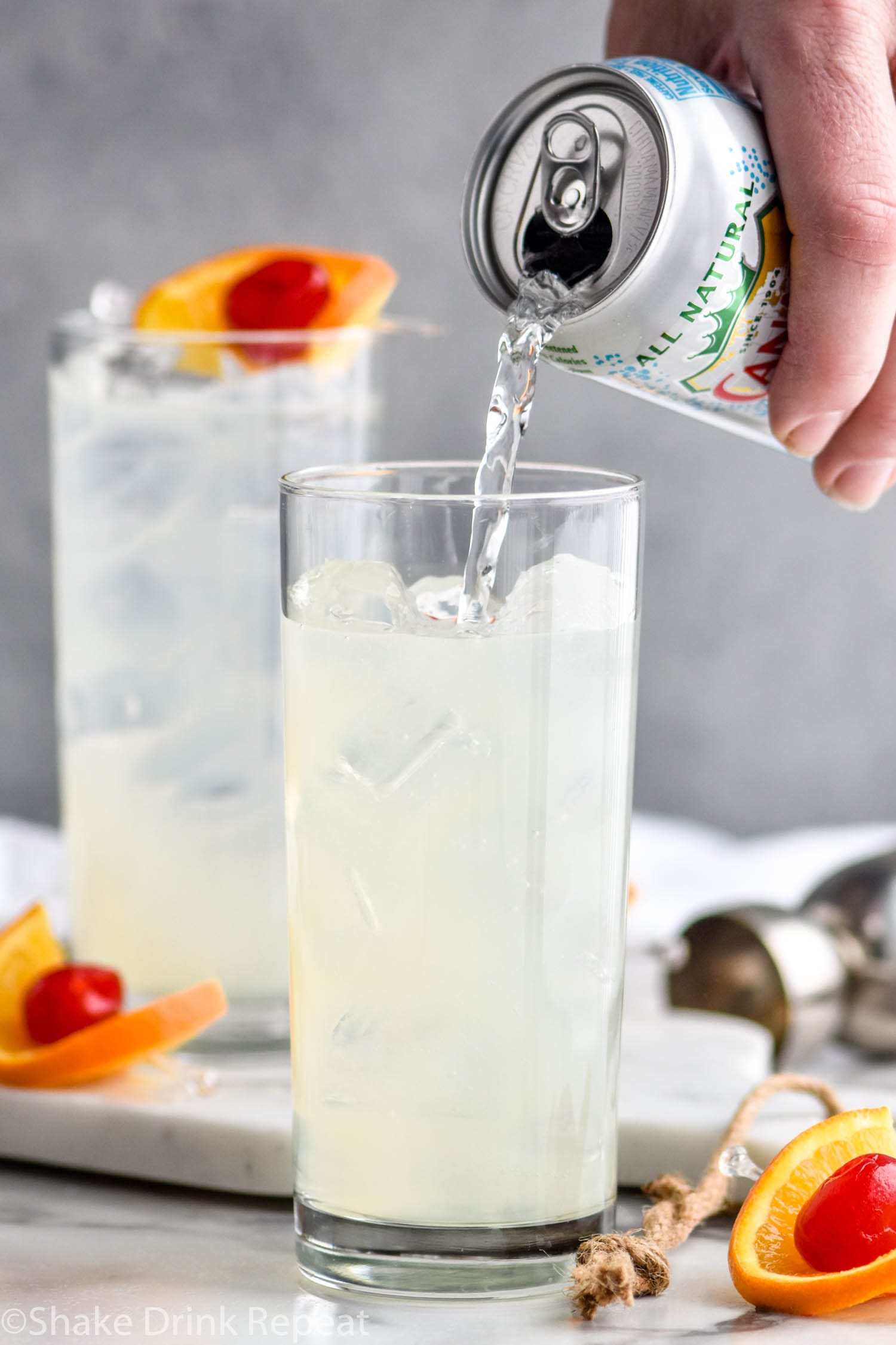 Vodka Collins - Shake Drink Repeat