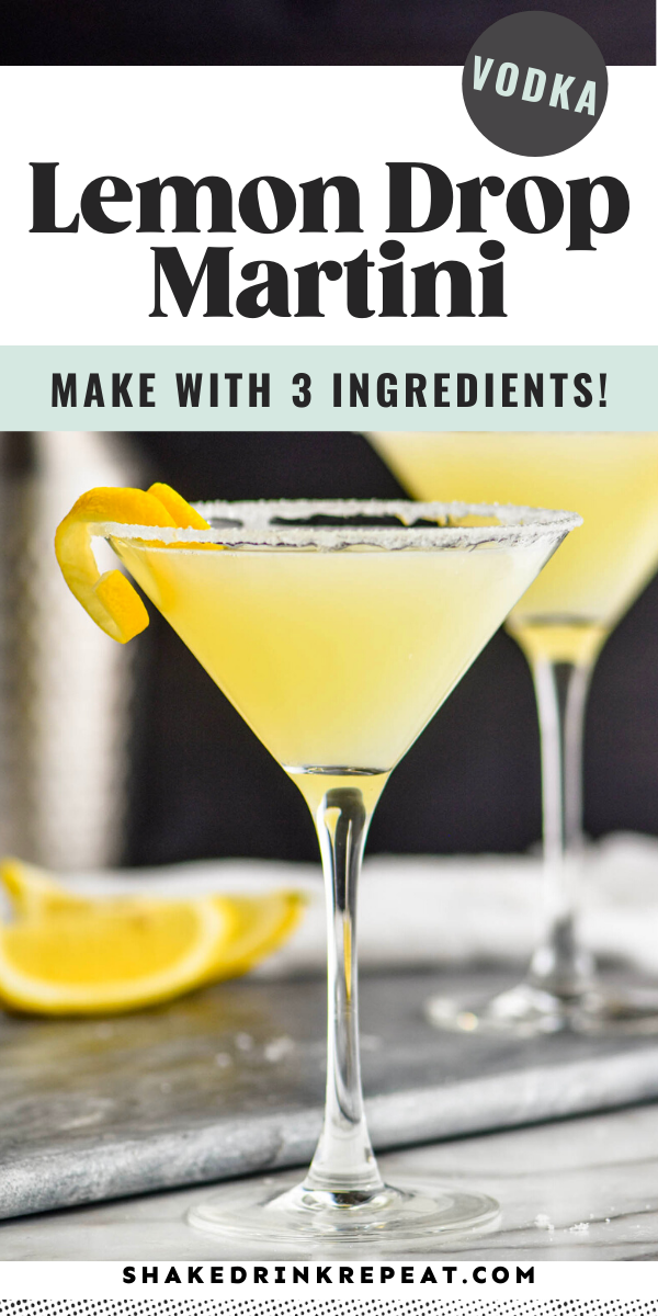Lemon Drop Martini - Shake Drink Repeat