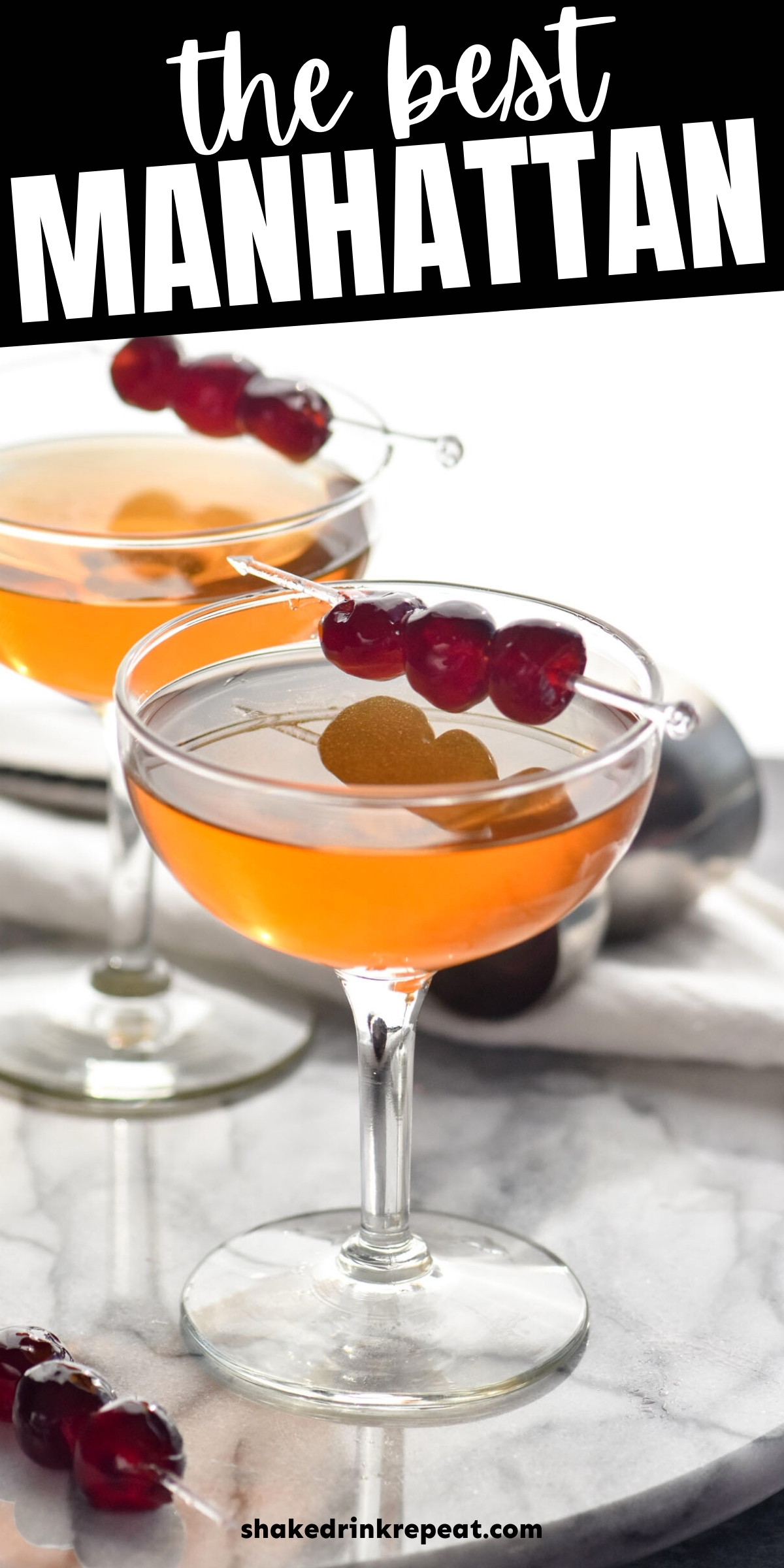 Manhattan Drink Recipe - Shake Drink Repeat
