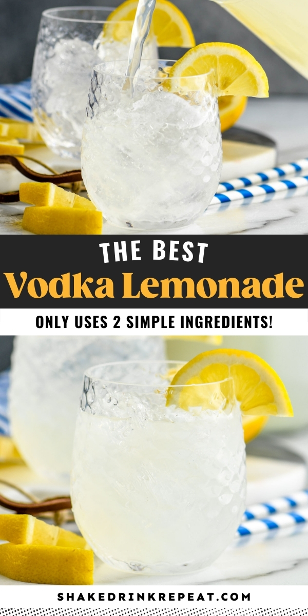 Vodka Lemonade - Shake Drink Repeat
