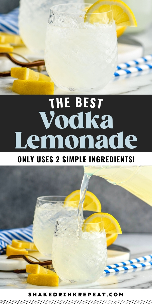 Vodka Lemonade - Shake Drink Repeat