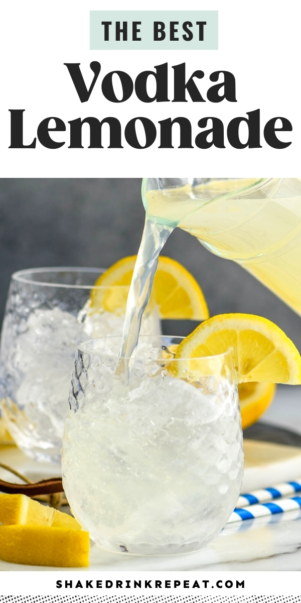 Vodka Lemonade - Shake Drink Repeat
