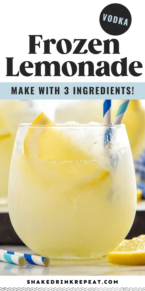 Frozen Lemonade - Shake Drink Repeat