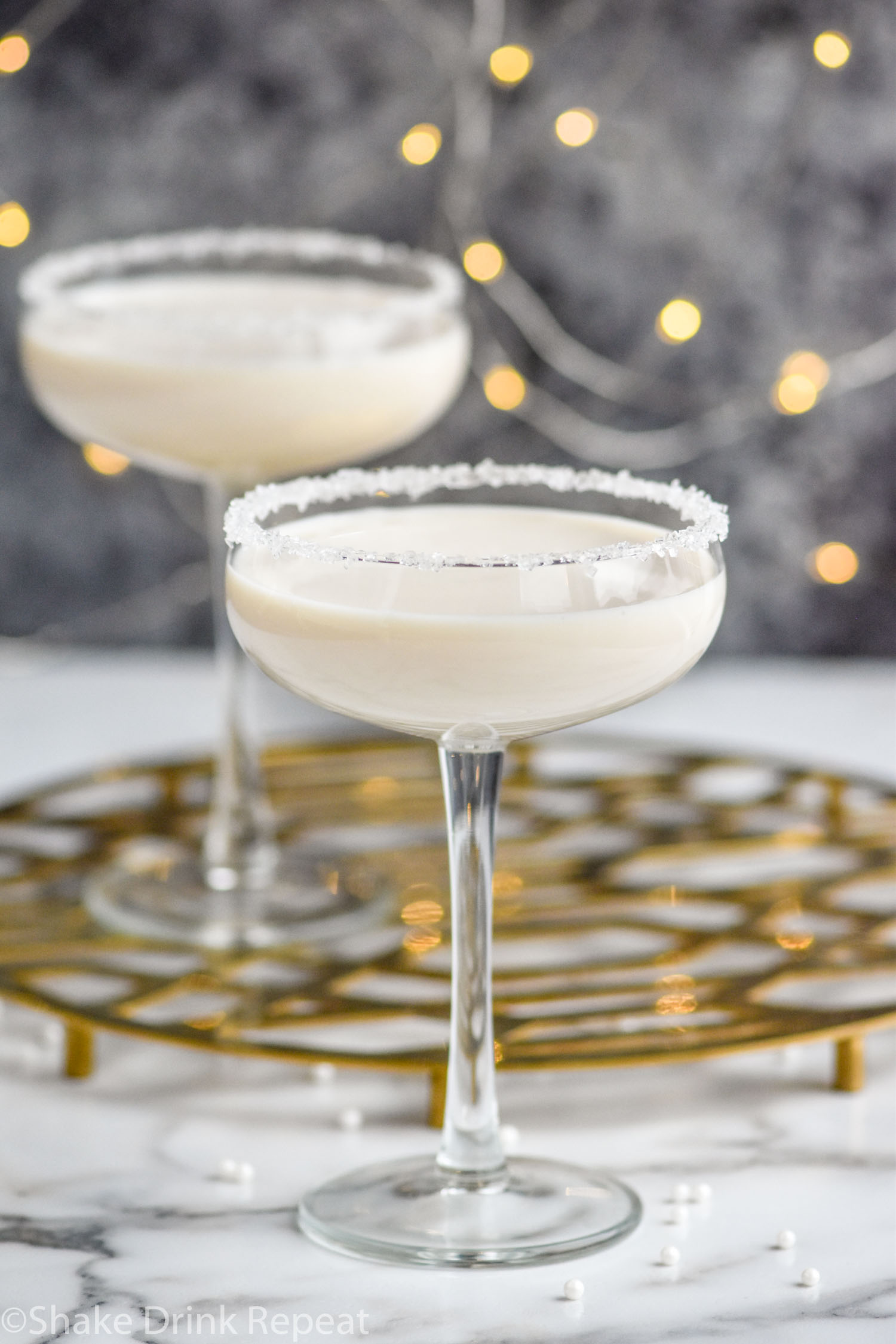 White Christmas Martini - Shake Drink Repeat