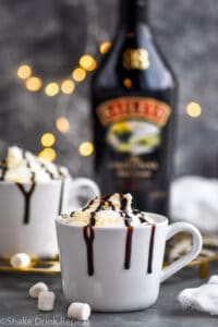 Baileys Hot Chocolate - Shake Drink Repeat
