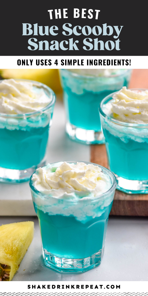 Blue Scooby Snack Shot - Shake Drink Repeat
