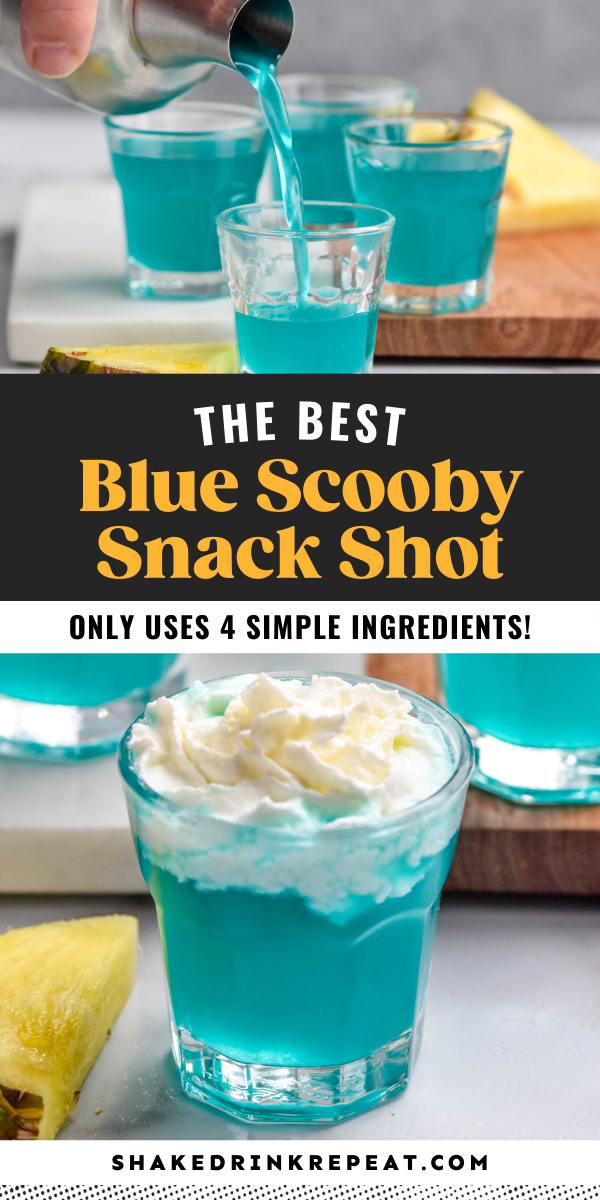 Blue Scooby Snack Shot - Shake Drink Repeat
