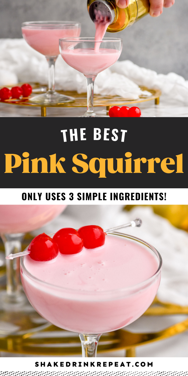 Pink Squirrel - Shake Drink Repeat