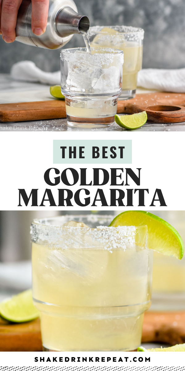 Golden Margarita - Shake Drink Repeat