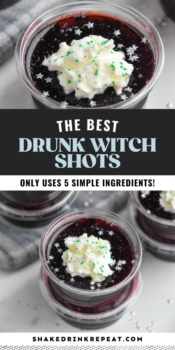 Drunk Witch Jello Shots - Shake Drink Repeat