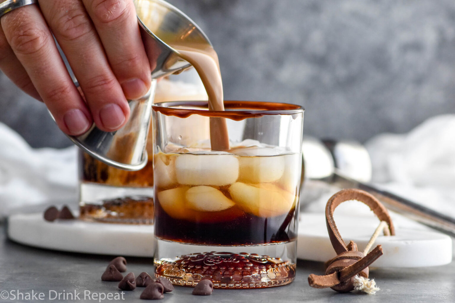 Chocolate White Russian - Shake Drink Repeat