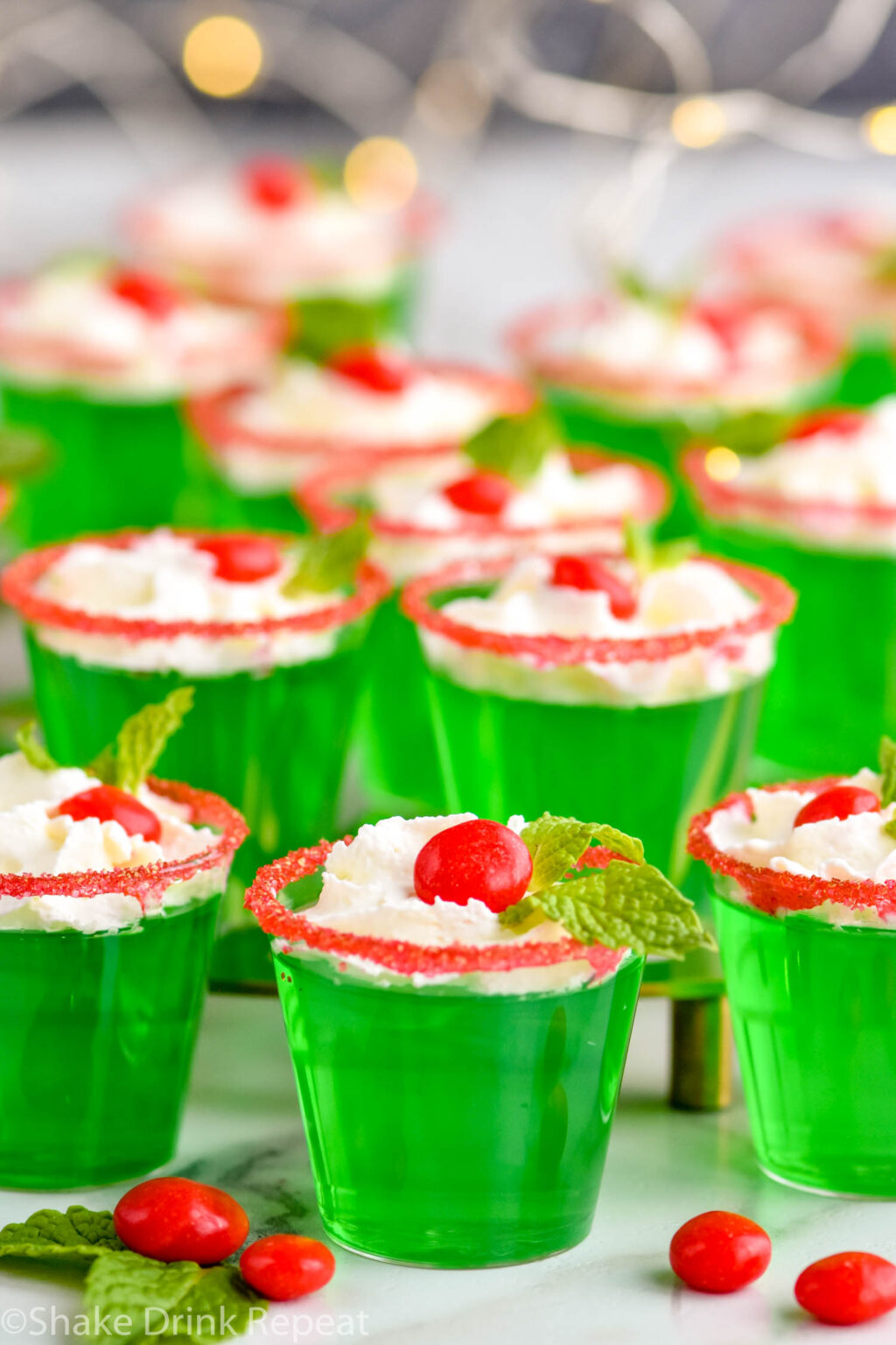 Drunken Elf Jello Shots - Shake Drink Repeat