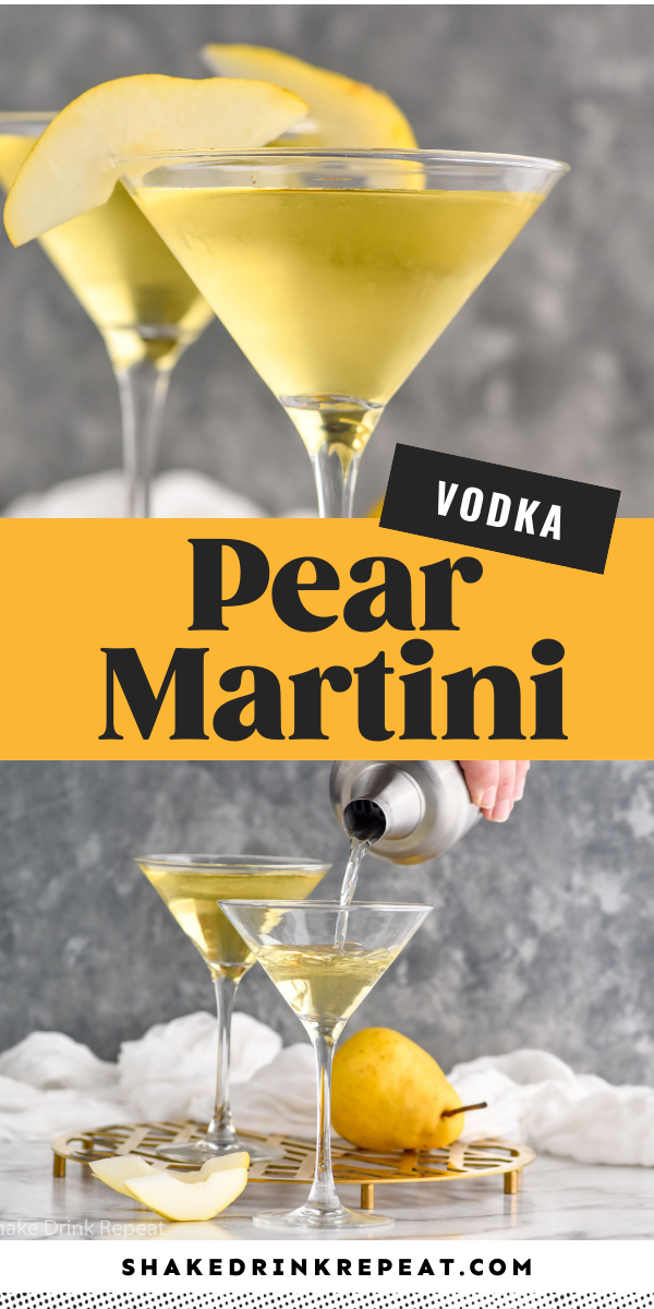 Pear Martini - Shake Drink Repeat