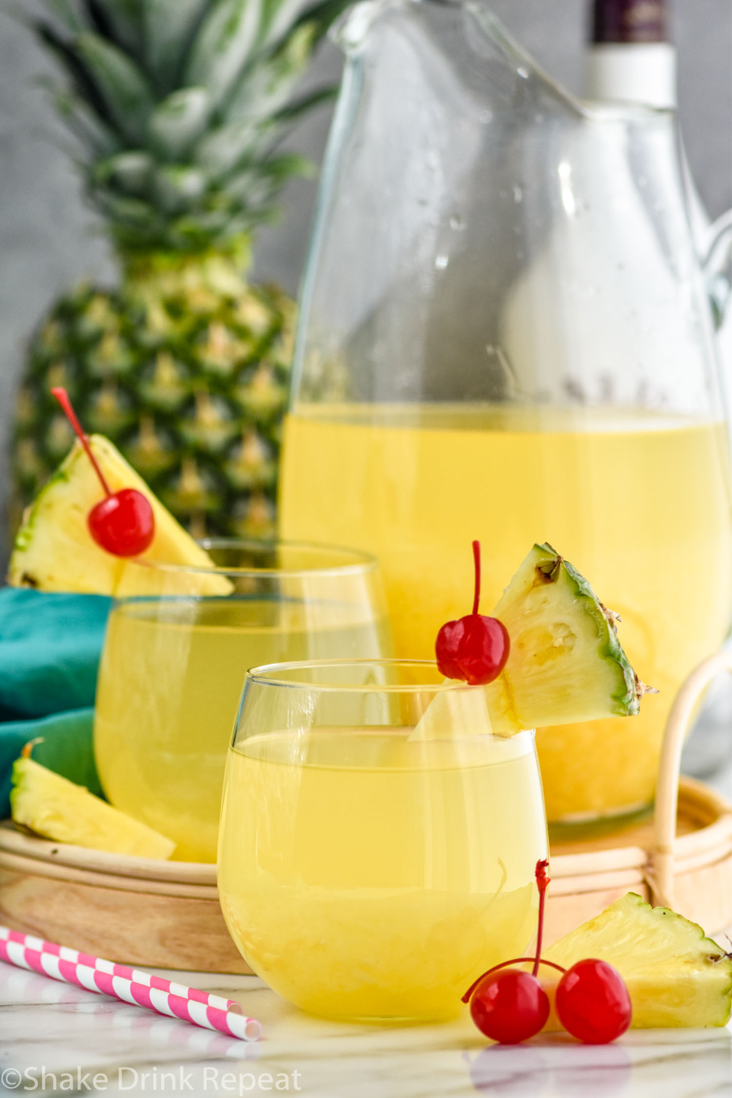 Pina Colada Sangria - Shake Drink Repeat