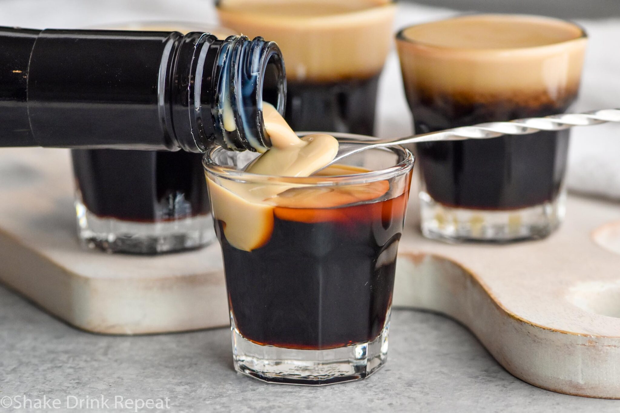 Baby Guinness Shot - Shake Drink Repeat