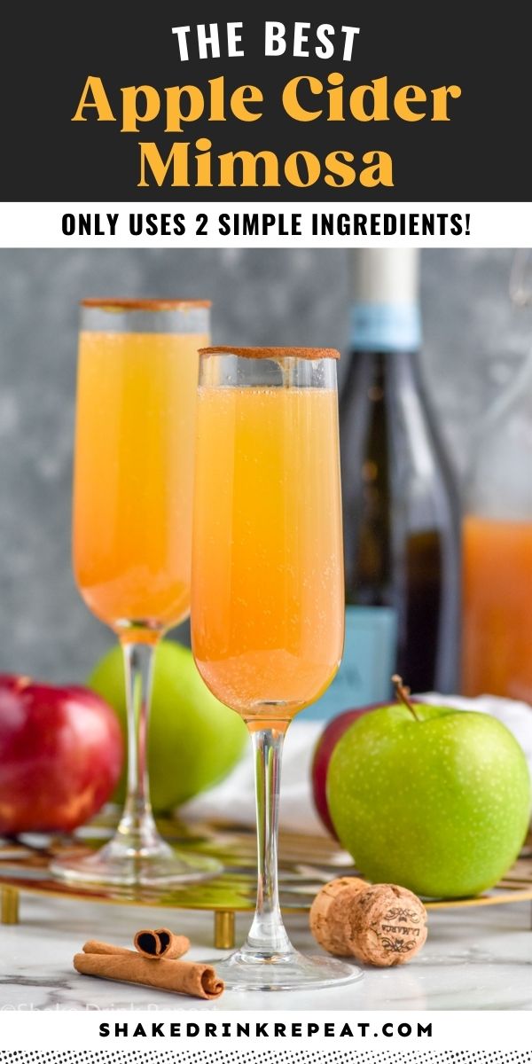 Apple Cider Mimosa - Shake Drink Repeat