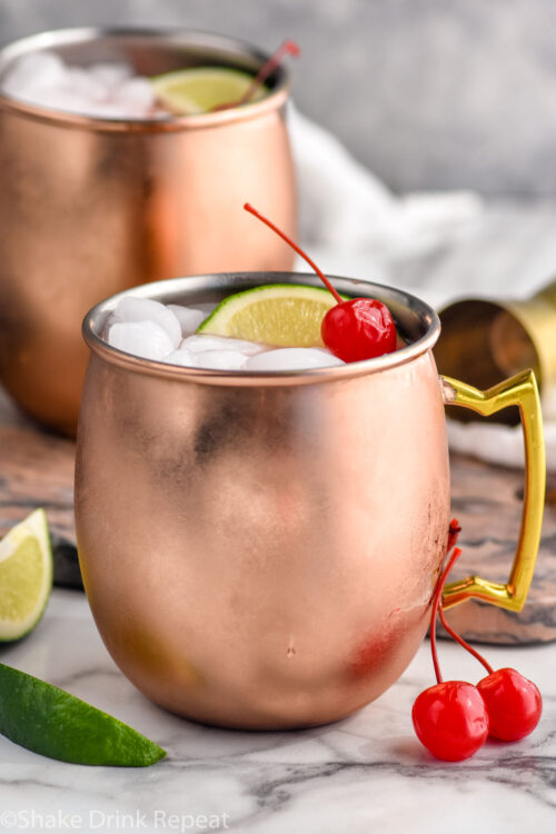 Cherry Moscow Mule Recipe - Shake Drink Repeat