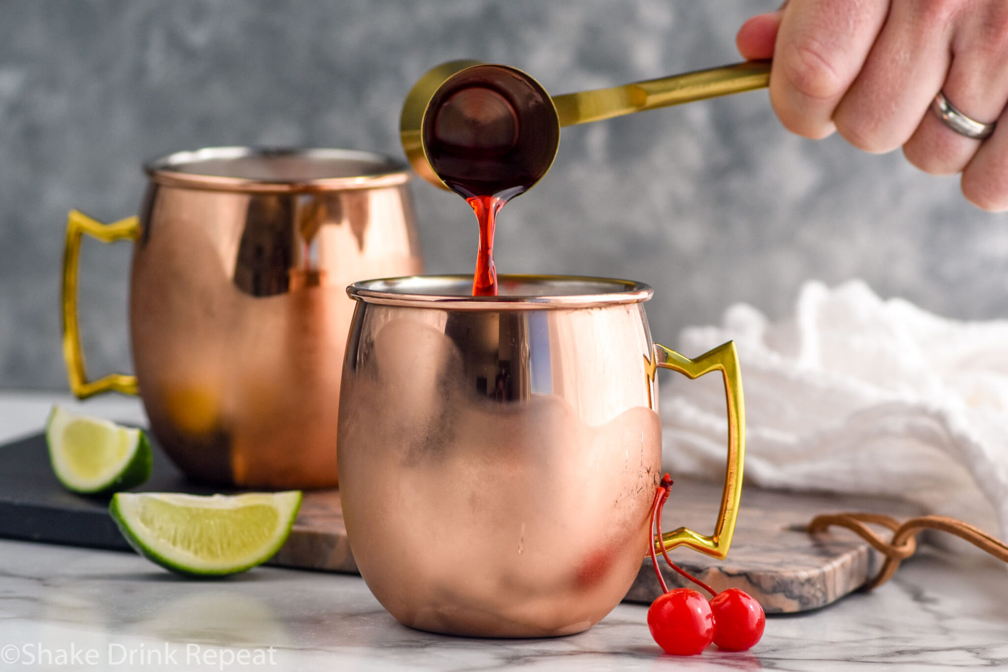 Cherry Moscow Mule Recipe - Shake Drink Repeat