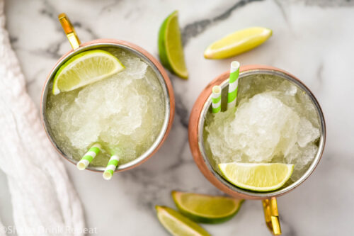 Moscow Mule Slush - Shake Drink Repeat