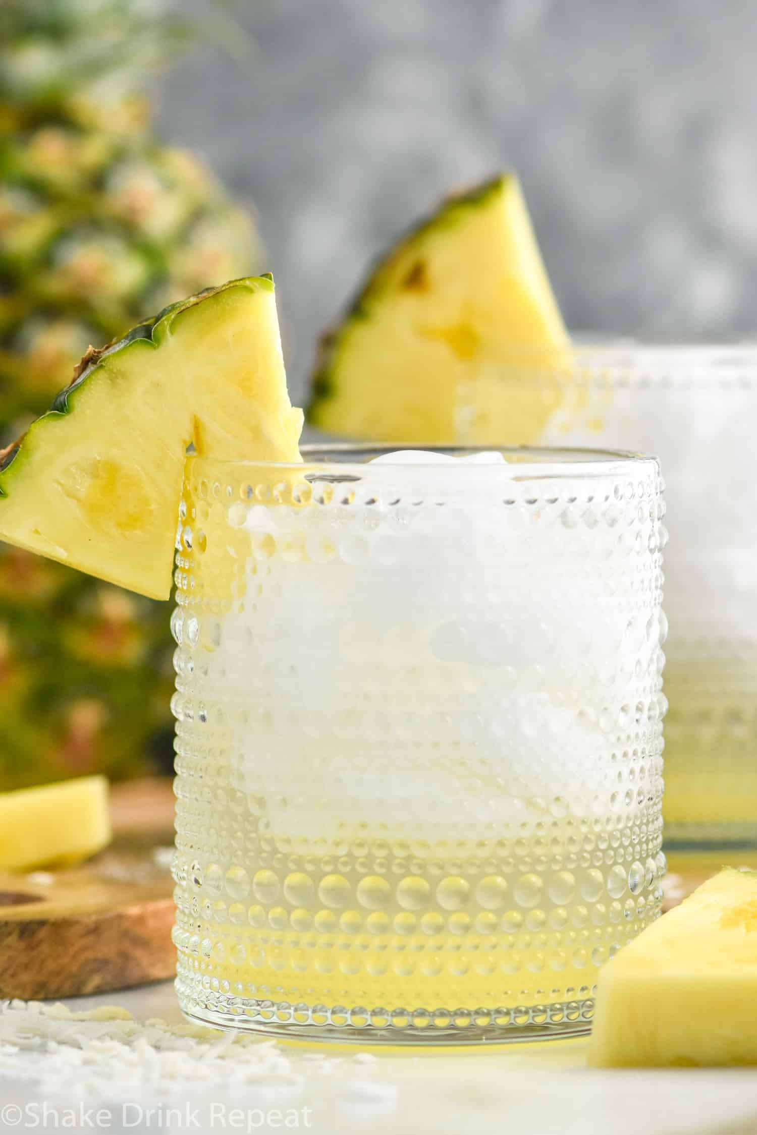 Pina Colada Vodka Soda - Shake Drink Repeat